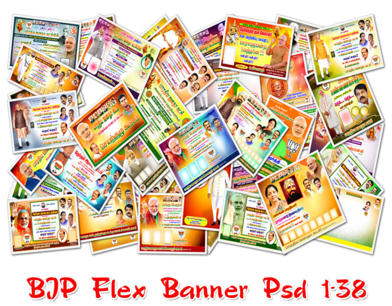 Bjp Flex Banner Design Psd Collection Vol-01 - Kumaran Digital Flex ...