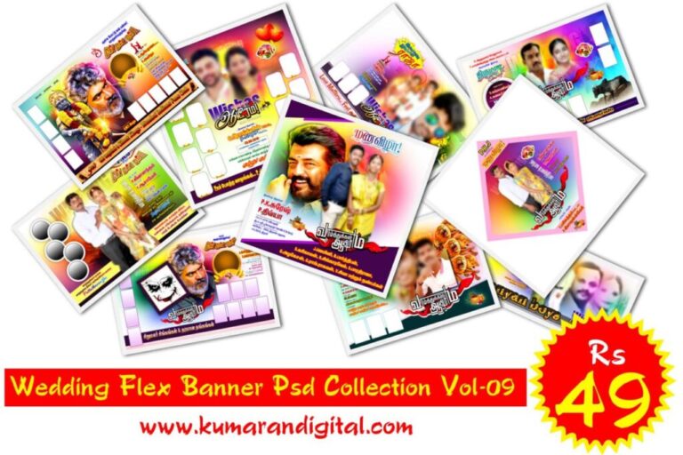 Wedding Flex Design Psd Collection Vol-09 - Kumaran Digital Flex Banner ...