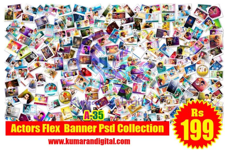 Actors Flex Banner Psd Collection - Kumaran Digital Flex Banner Design